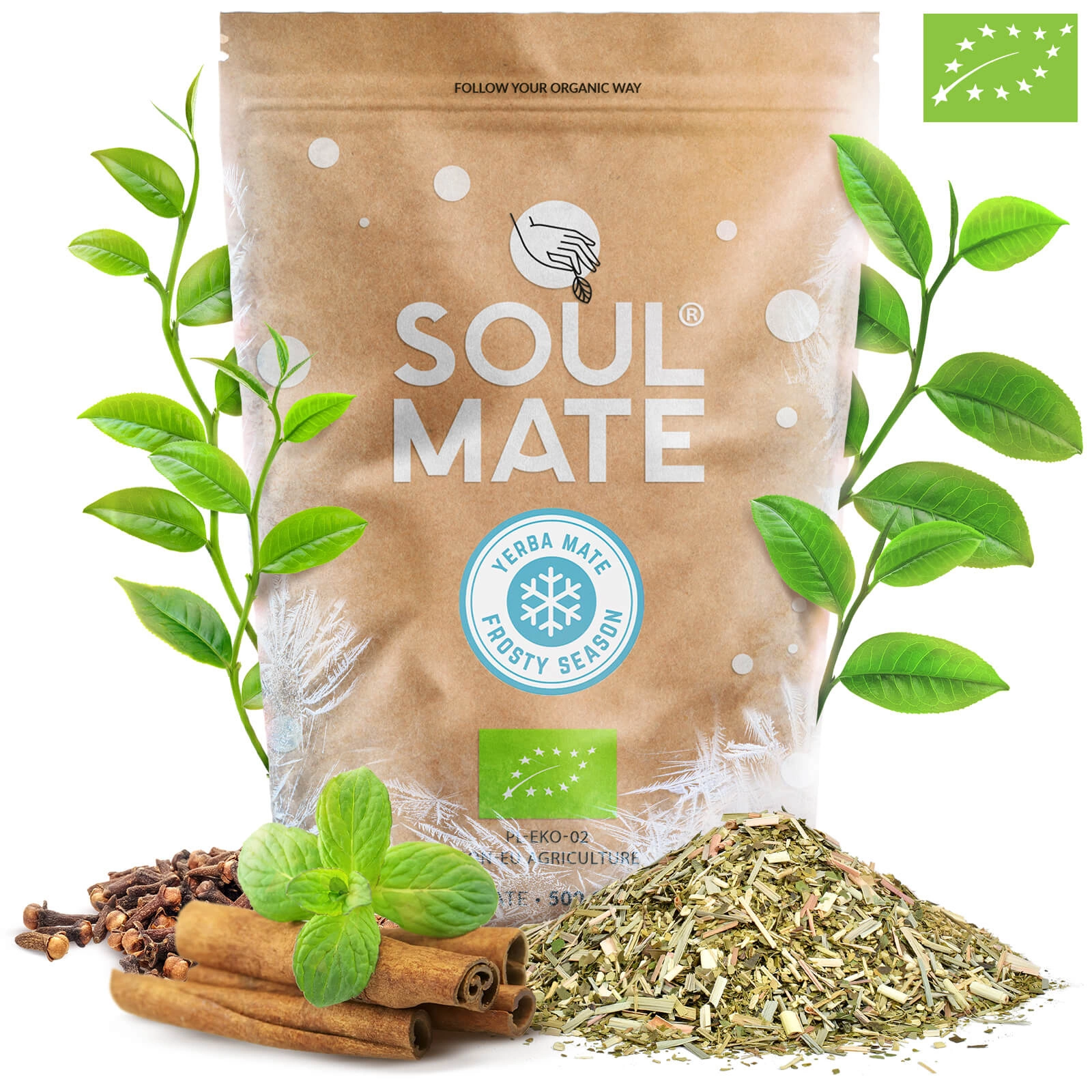 Soul Mate Orgánica Frosty Season 0,5 kg (organiczna) - yerba mate sklep ...
